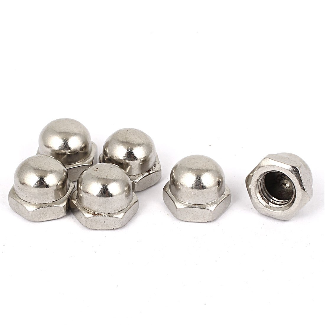 Acorn Dome Head hex Nuts,Threaded Dome Cap Nuts, M12 Thread Dia Dome Head Carbide Steel Cap Acorn Hex Nuts 6pcs (203eaf4705c79ffa928d0301bd9d5918)