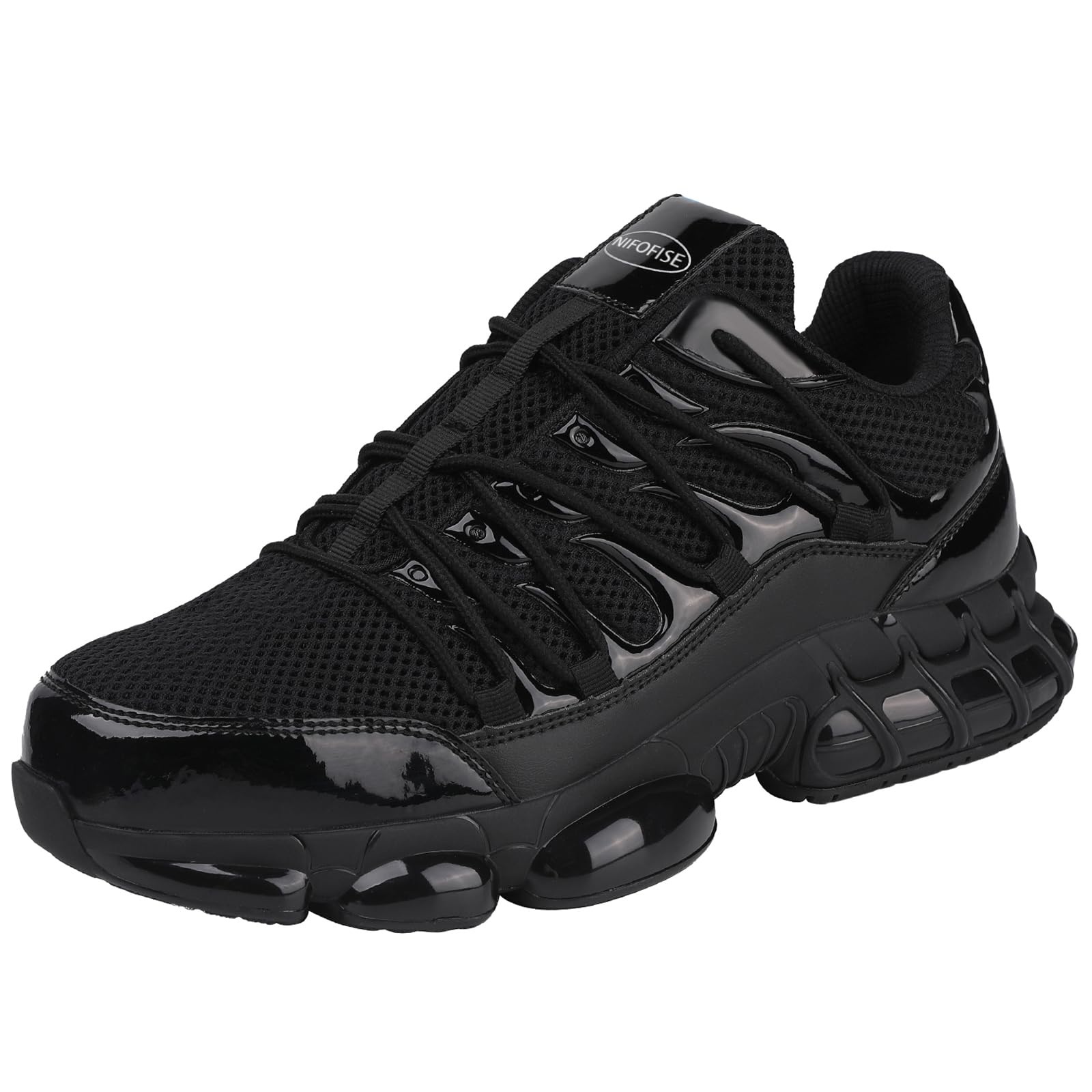 Steel Toe Shoes for Men Women Composite Toe Sneakers Safety Work Lightweight Comfortable Air Cushion Black Wide Utility Indestructible Industrial Construction Zapatos de seguridad para Hombres Mujer