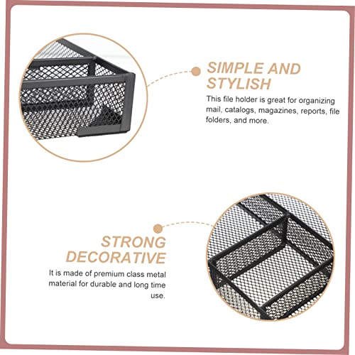 Tofficu 3pcs Office File Holders Household Book Organizer Bookshelf Accessories Desktop Paper Organizer Drawer Organizers Office Desk Organizers and Storage Office File Organizer Magazine