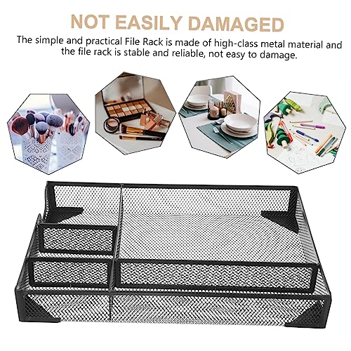 Tofficu 3pcs Office File Holders Household Book Organizer Bookshelf Accessories Desktop Paper Organizer Drawer Organizers Office Desk Organizers and Storage Office File Organizer Magazine