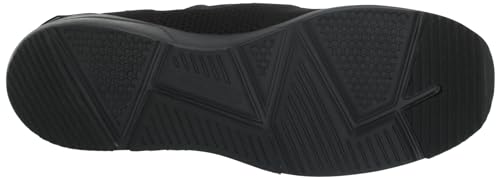 Skechers Women's A Wedge-Haydee Sneaker, Black/Black, 7.5
