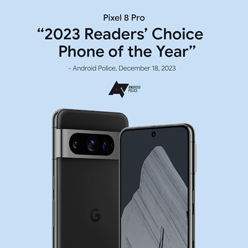 Google Pixel 8 Pro - Unlocked Android Smartphone with Telephoto Lens and Super Actua Display - 24-Hour Battery - Porcelain - 256 GB