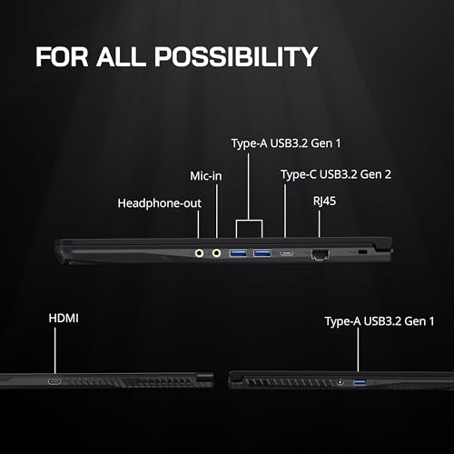 MSI Thin GF63 15.6” FHD 144Hz Gaming Laptop, Intel Core i5-12450H Processor, NVIDIA GeForce RTX 2050, 64GB RAM, 4TB PCIe SSD, Backlit Keyboard, WiFi 6, Black, Win 11 Pro, 128GB Hotface Extension Set