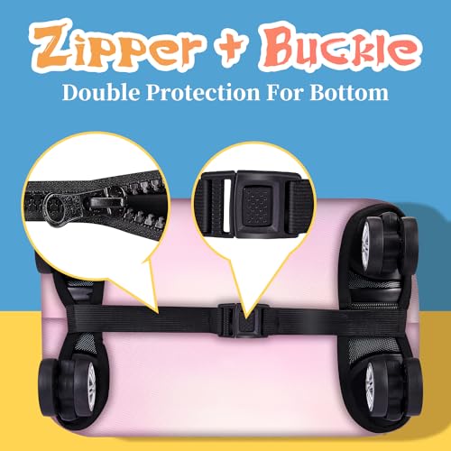 Midternal Suitcase Cover Luggage Covers Protector Carry On Cover Luggage Wraps for Suitcase Carry On Protector Cute Princess Luggage Sleeve Travel Suit Case Dust Cover for Suitcase 18-20 Inches