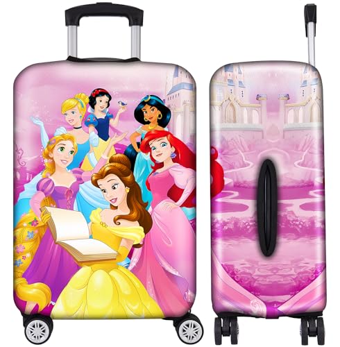 Midternal Suitcase Cover Luggage Covers Protector Carry On Cover Luggage Wraps for Suitcase Carry On Protector Cute Princess Luggage Sleeve Travel Suit Case Dust Cover for Suitcase 18-20 Inches