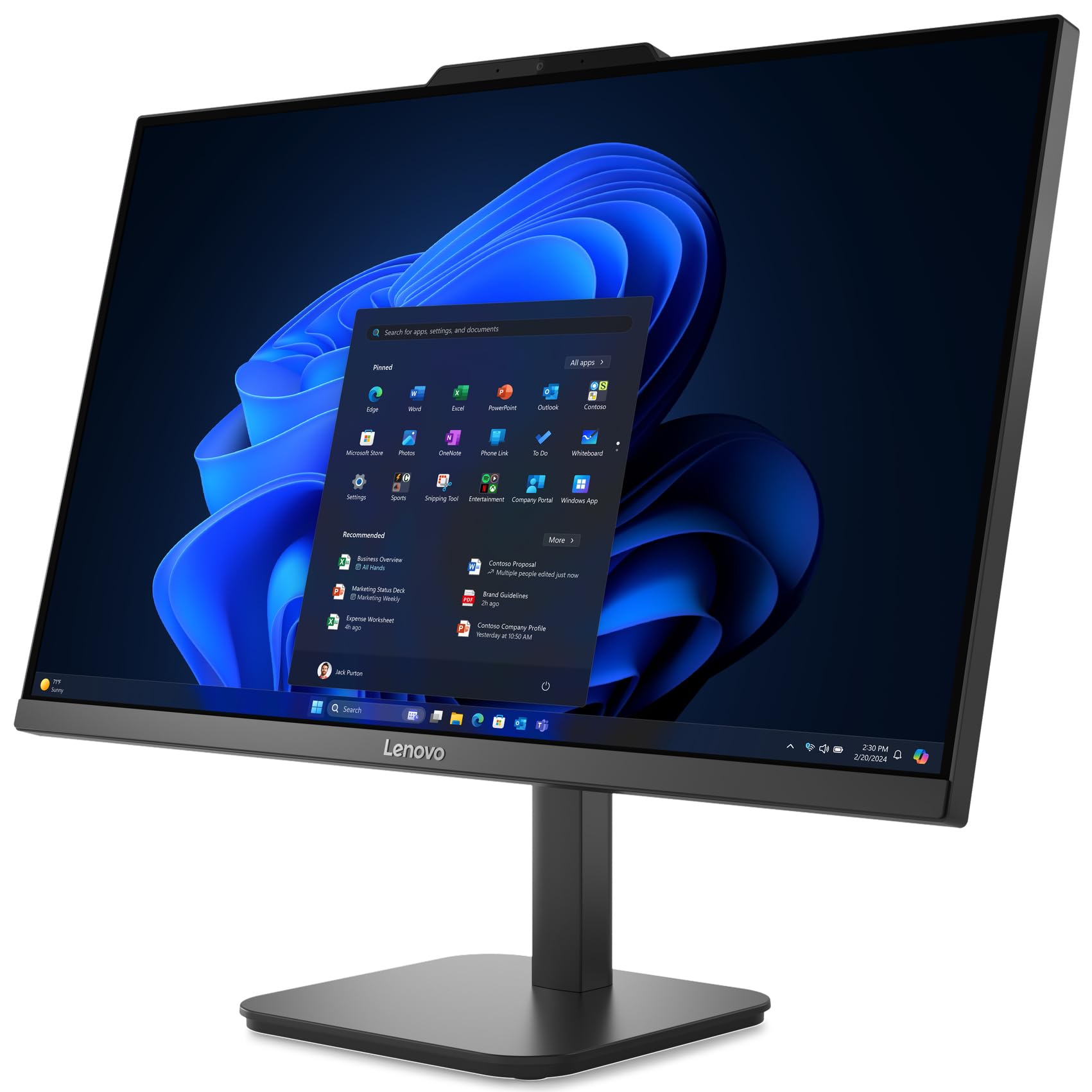 Lenovo V130 20 AIO 19.5" WXGA+ Business All-in-One Desktop Computer, Intel Celeron J4025 Processor, 16GB DDR4 RAM, 1TB SSD, DVDRW, WiFi, Bluetooth, Windows 11 Pro, BROAG