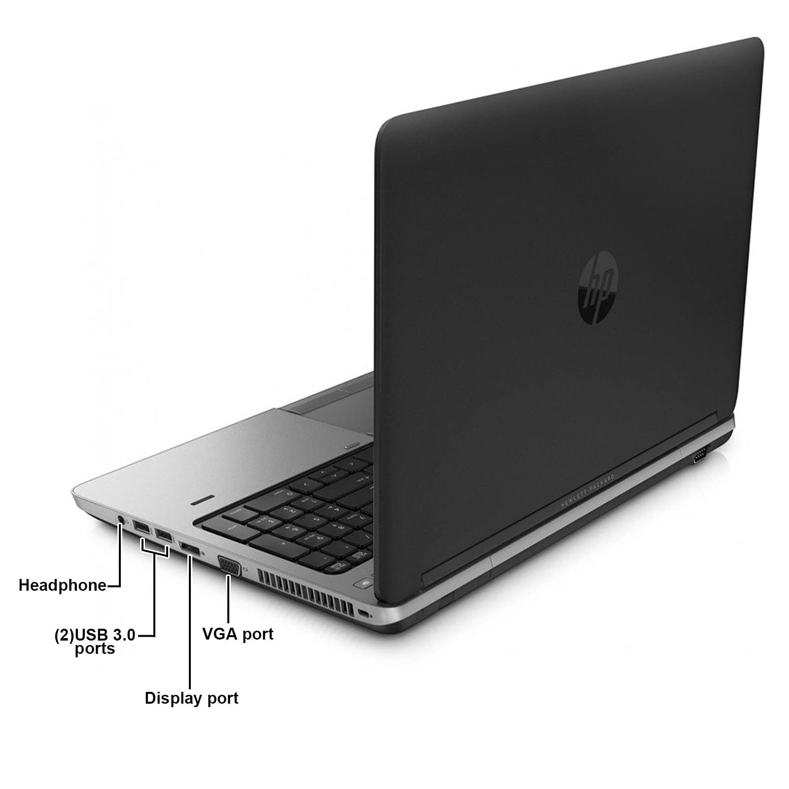 HP Probook 650 G1 15 Inch Business Laptop PC, Intel Core i5-4210M up to 3.2GHz 16GB DDR3 RAM 256GB SSD, DVD, DP, VGA, Windows 10 Pro (Renewed)