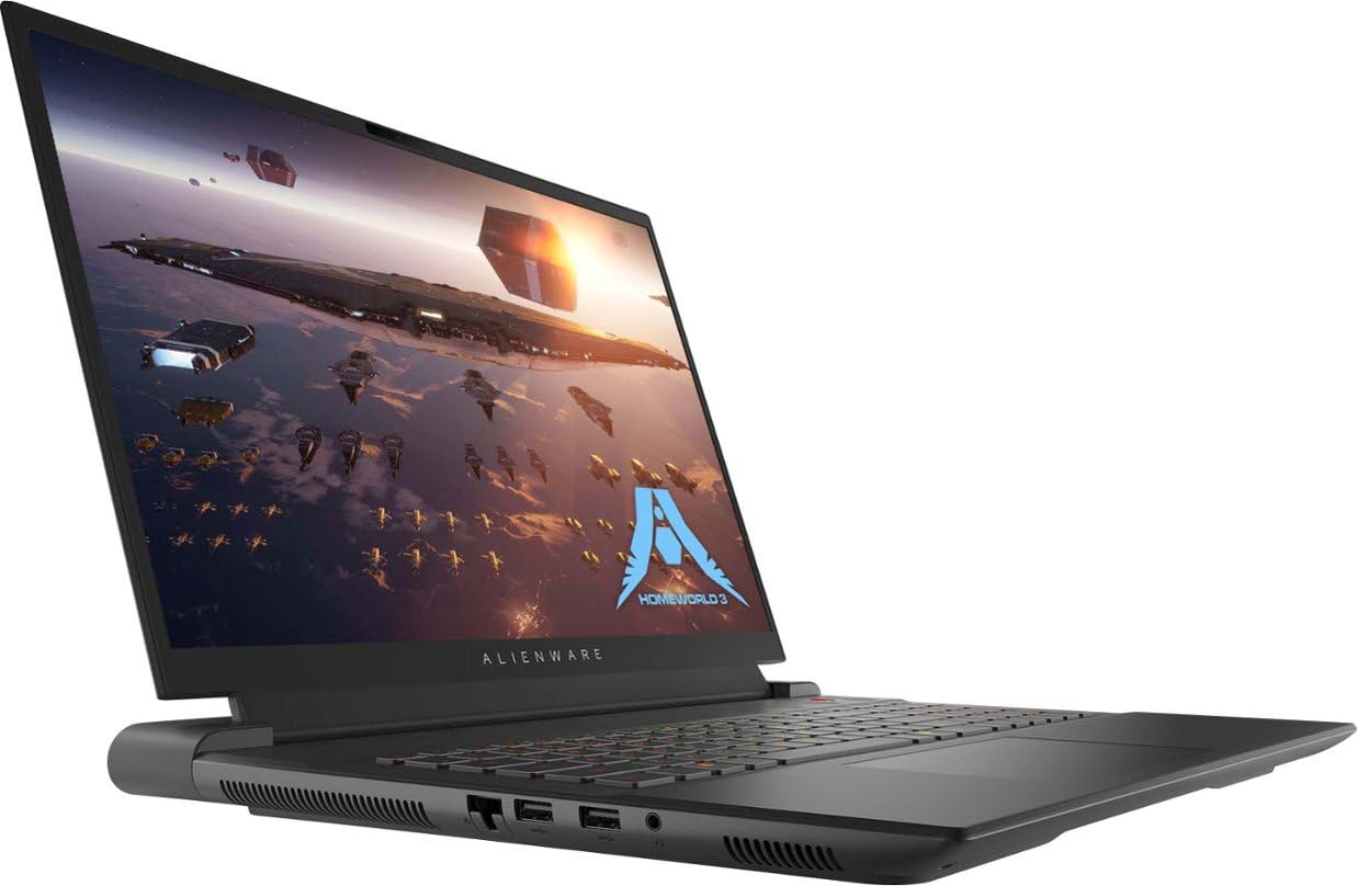 Alienware m17 R5 Gaming Laptop 2023 , 17.3" Display, AMD Ryzen 9 6900HX, AMD Radeon RX 6850M XT Graphics (Beat RTX 3080 Ti), 64GB DDR5 RAM, 2TB SSD, WI-Fi 6, Backlit Keyboard, Windows 11 Home