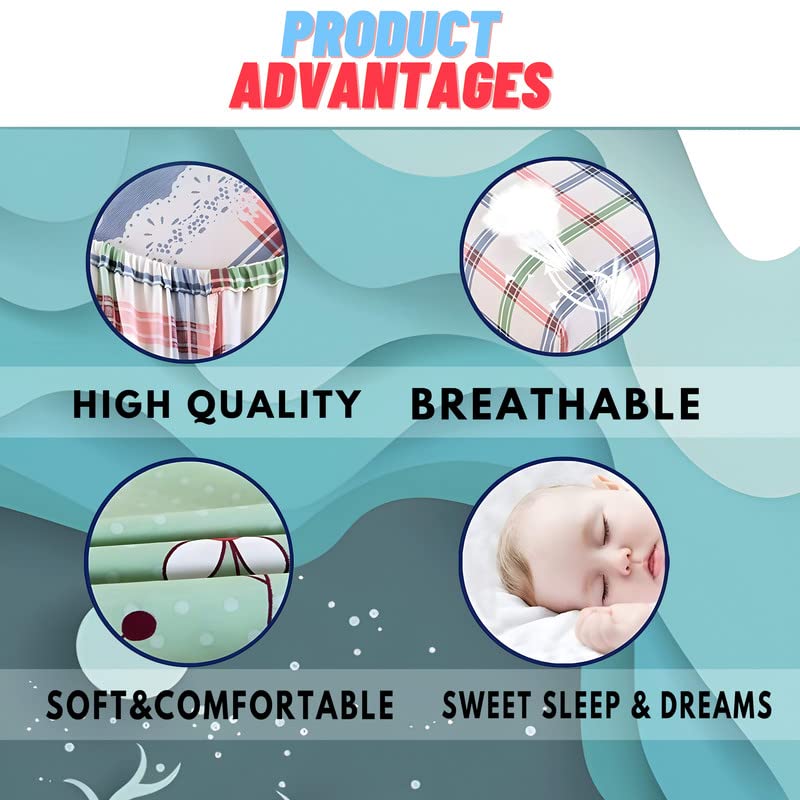 NANDHA French Bulldog Sheet Set Full Size - Funny Bed Sheets - Dog Printed Bedding Sheets & Pillowcases - Super Soft & Deep Pocket & Winkle Free - 4 Piece (Flat, Fitted Sheet & 2 Pillowcases)