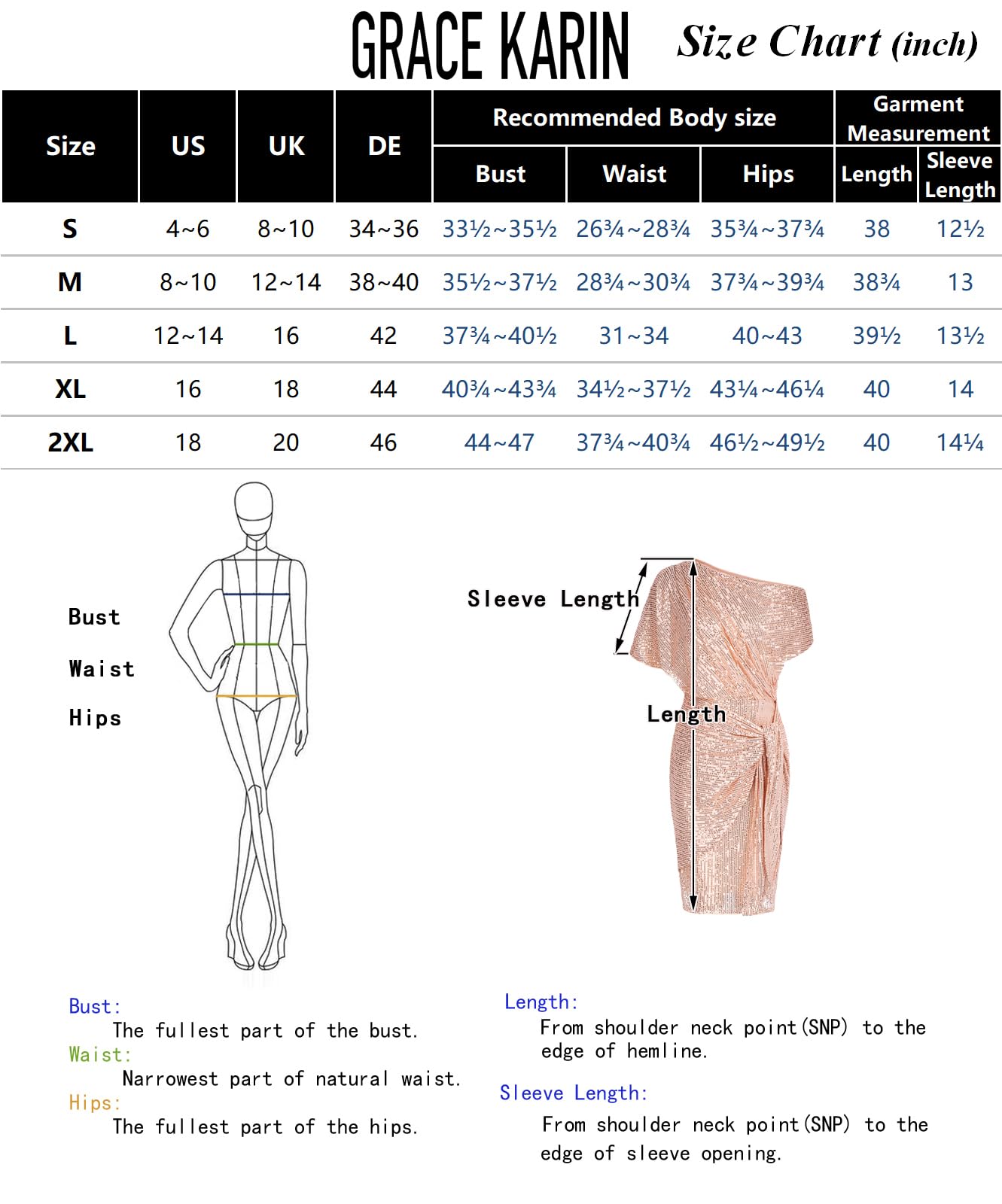 GRACE KARIN Cocktail Dresses for Women Sexy Sequin Sparkle Gitter Bodycon Dress Silver L