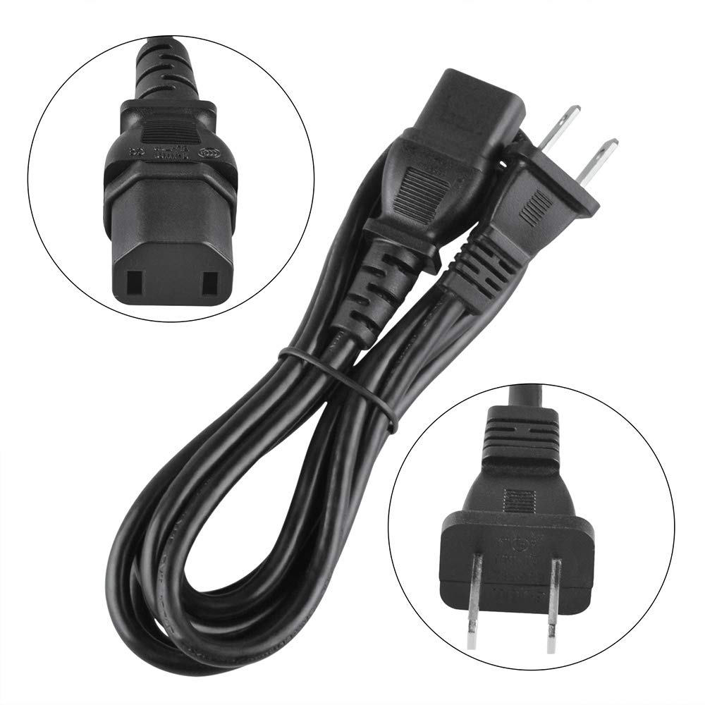Jantoy AC in Power Cord Outlet Socket Cable Plug Lead Compatible with Artograph LED1000 LED 1000 Digital Art Projector