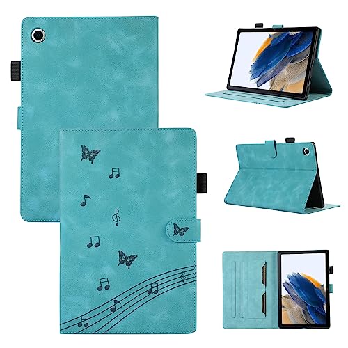 Stand Tablet Cover Compatible with Samsung Galaxy Tab A8 Case 10.5" X200 / X205 (2021) Premium PU Leather Folio Smart Protective Cover, Multi-Viewing Angles and Auto Wake & Sleep Compatible with Galax