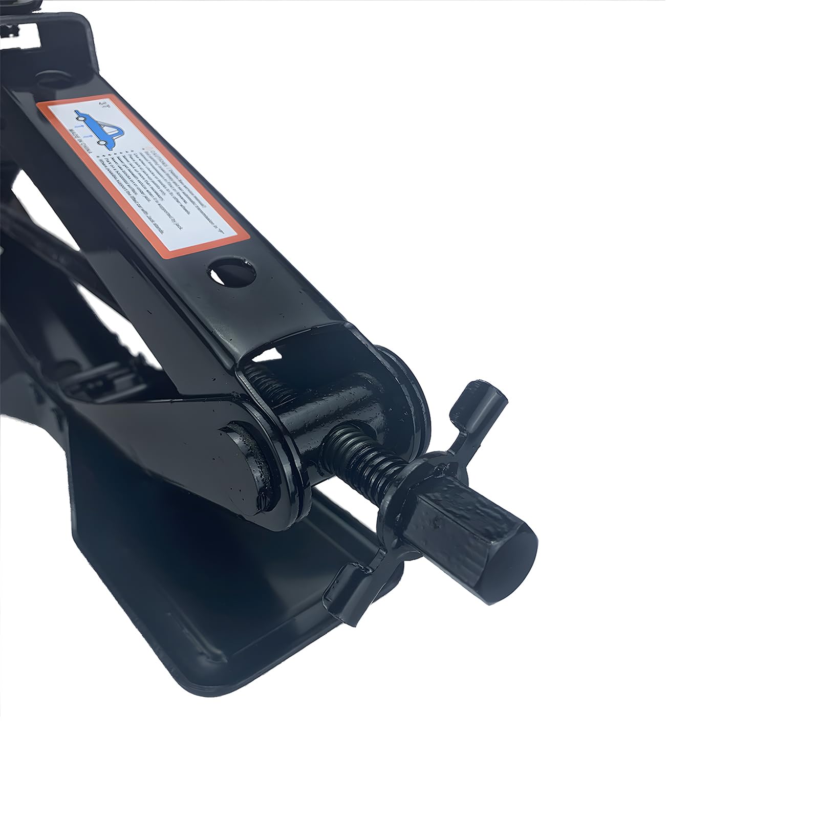 Scissor Jack with Wider Base - 3 Ton (6614 lbs) Steel Car Jack Kit with Ratchet Handle, Portable Tire Lift Jack for Auto SUV, RV, MPV