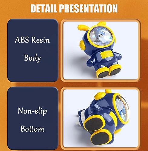 Pencil Sharpeners, 3 Gears Adjustable Colored Pencil Sharpener, Space Rabbit Shape High Capacity Shavings Tray, Manual Pencil Sharpener for Teachers, Artists, Engineers, Architects (Royal Blue)