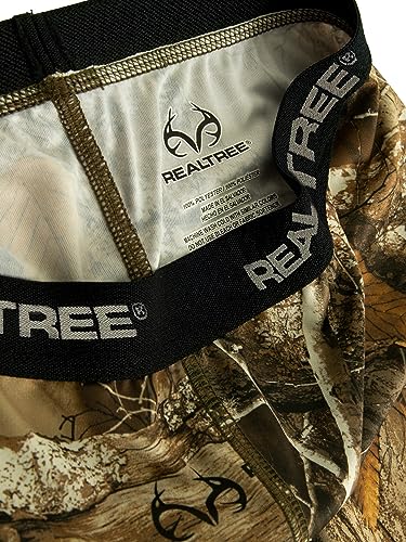 Realtree Unisex Kid's Performance Thermal Underwear Long Johns Base Layer Set, Edge, 8