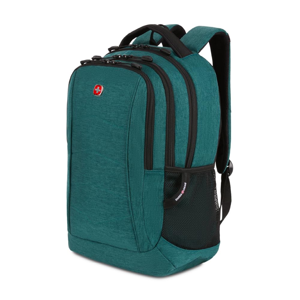 SwissGear 5668 Laptop Backpack, Green Heather, 18.25 Inches