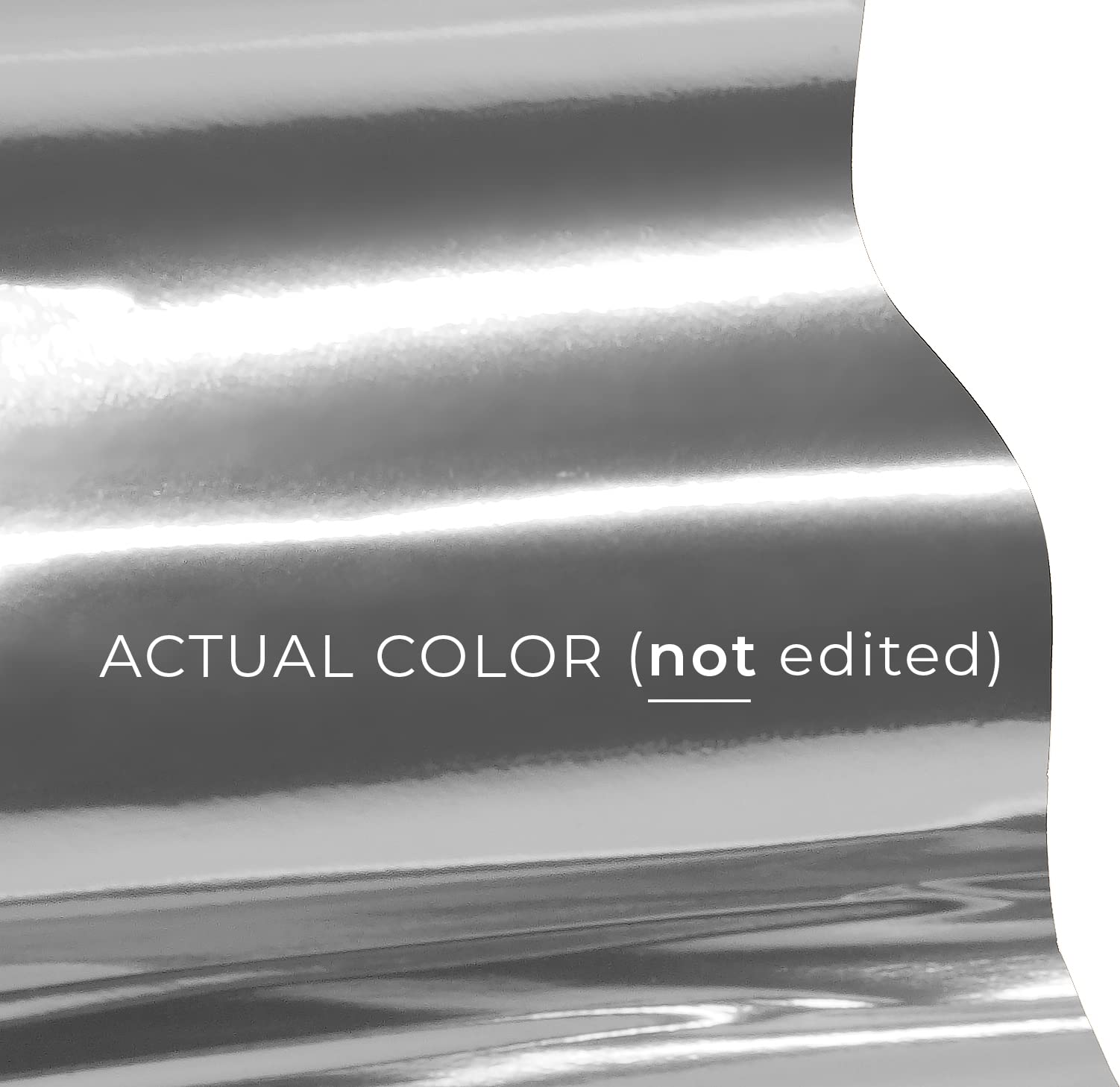 VViViD Chrome Gloss DECO65 Craft Vinyl Bundle (Blue & Silver) 2 Rolls of 7ft x 11.8" - M0