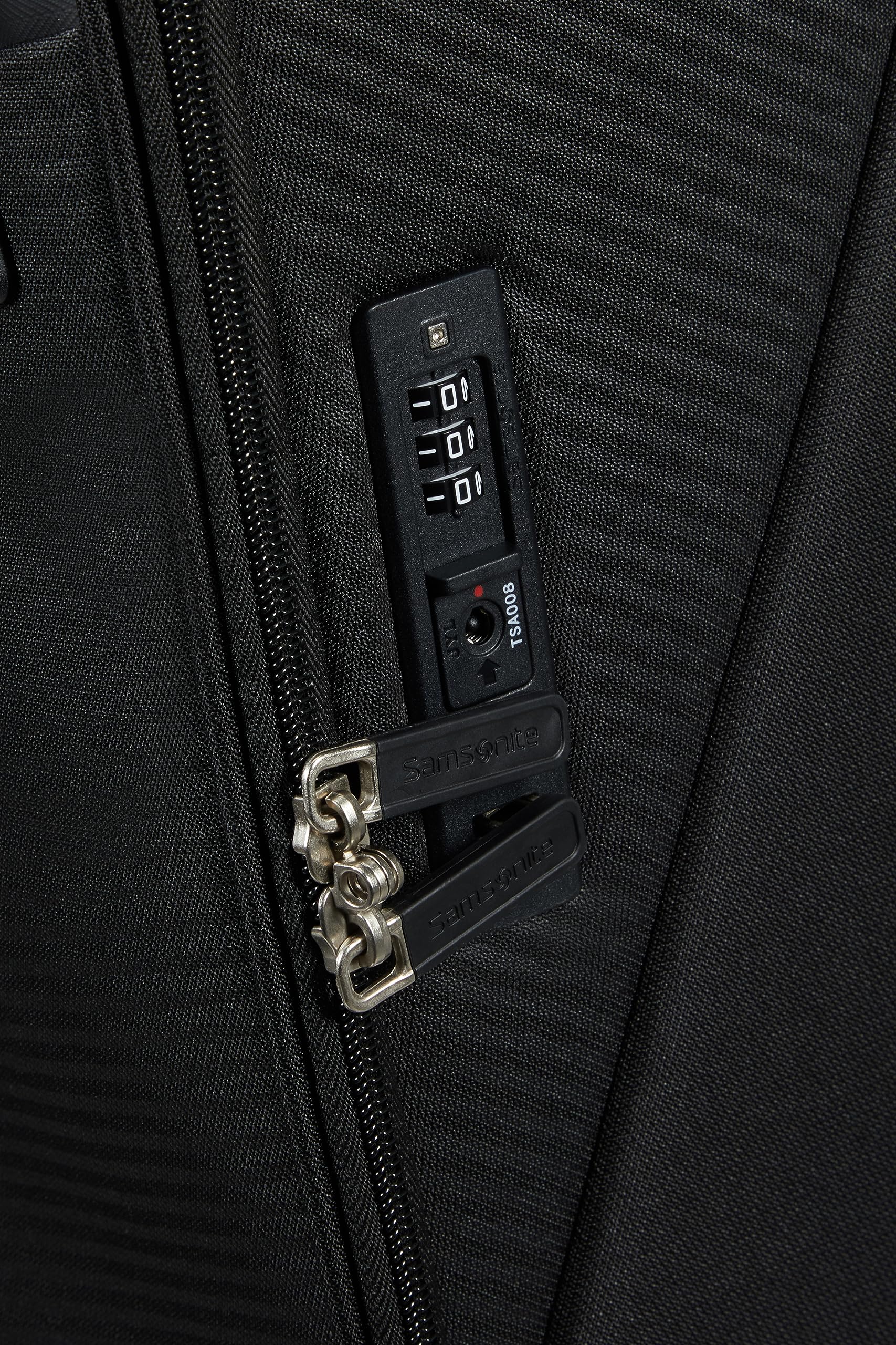 Samsonite Suitcase, Black (Black), Spinner M (66 cm-67/73 L)