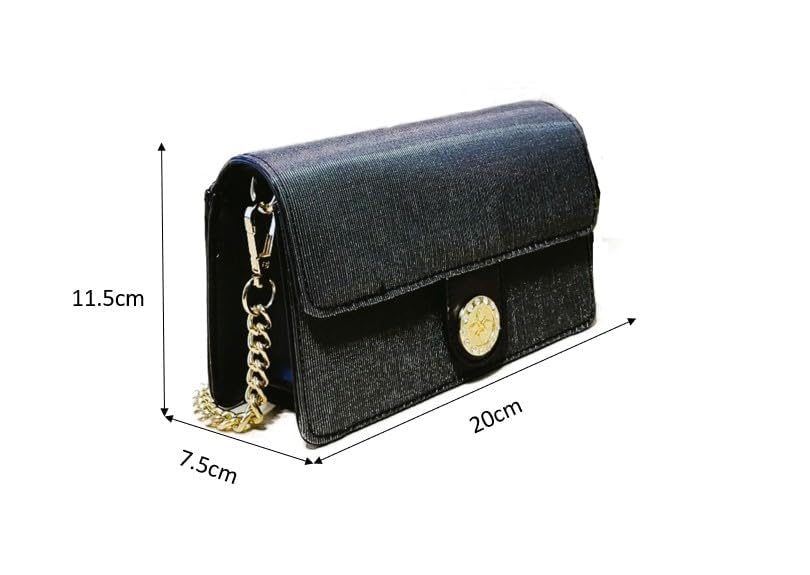 QKY LED Bags Crossbody Purse Evening Bag Light Up Purse 7 Colors Evening Clutch