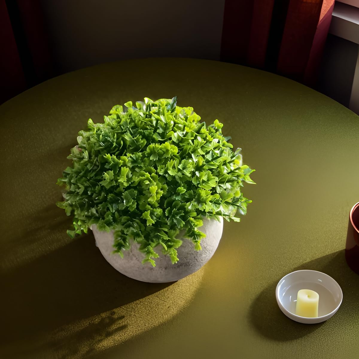VeKker Stylishly Elevate Your Space with Artificial Potted Plants - Perfect for Home & Office Decor, Bathrooms, and Small Spaces
