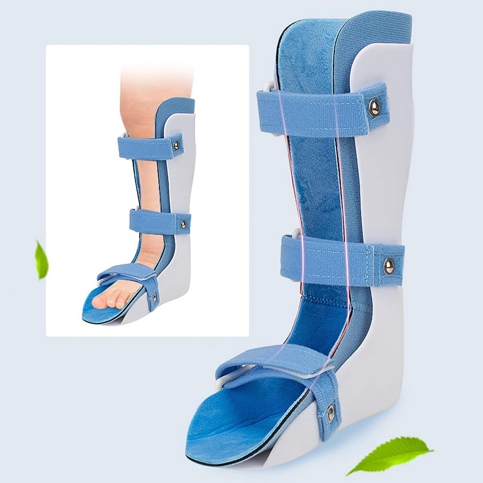 UZIAH Kids Drop Foot Splint Othopedic Ankle, Foot Brace Night Splint Support For Ankle Sprain Fracture Fixation Brace for Varus Correction Foot Support,Right,S