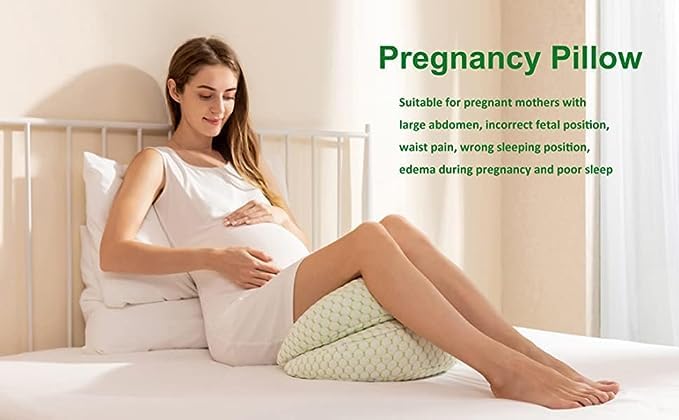 Fantastisch Pregnancy Pillow for Pregnant Women, Soft Pregnancy Body Pillow,Support for Back, HIPS, Legs, Maternity Pillow with Detachable and Adjustable Pillow Cover