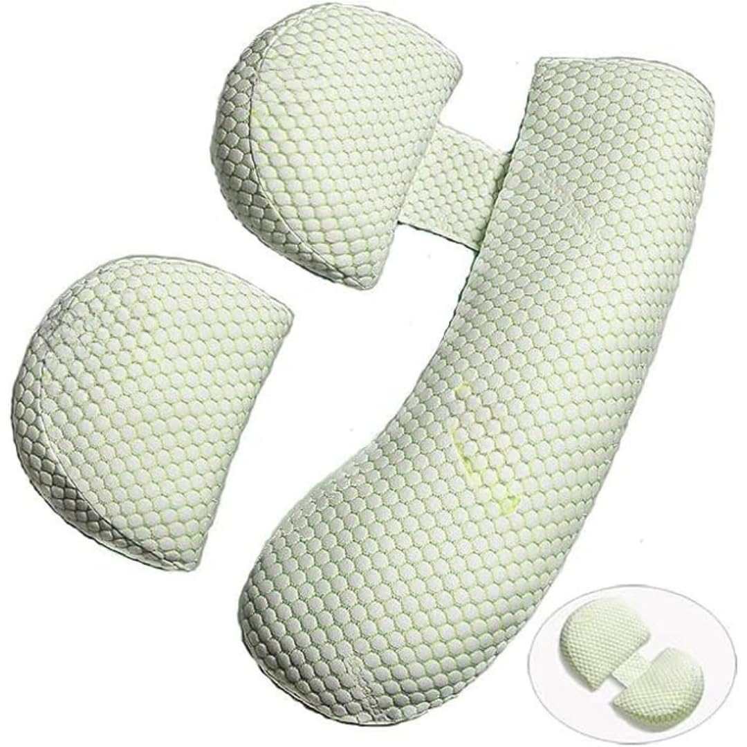 Fantastisch Pregnancy Pillow for Pregnant Women, Soft Pregnancy Body Pillow,Support for Back, HIPS, Legs, Maternity Pillow with Detachable and Adjustable Pillow Cover