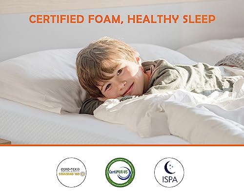 Full Size Mattress, 5/6/8/10/12 Inch Green Tea Cooling Mattress Full Mattress for Pressure Relief, Certipur-Us Certified Memory Foam Mattress, Fiberglass Free Full Mattress in a Box, (Full, 12 Inch)