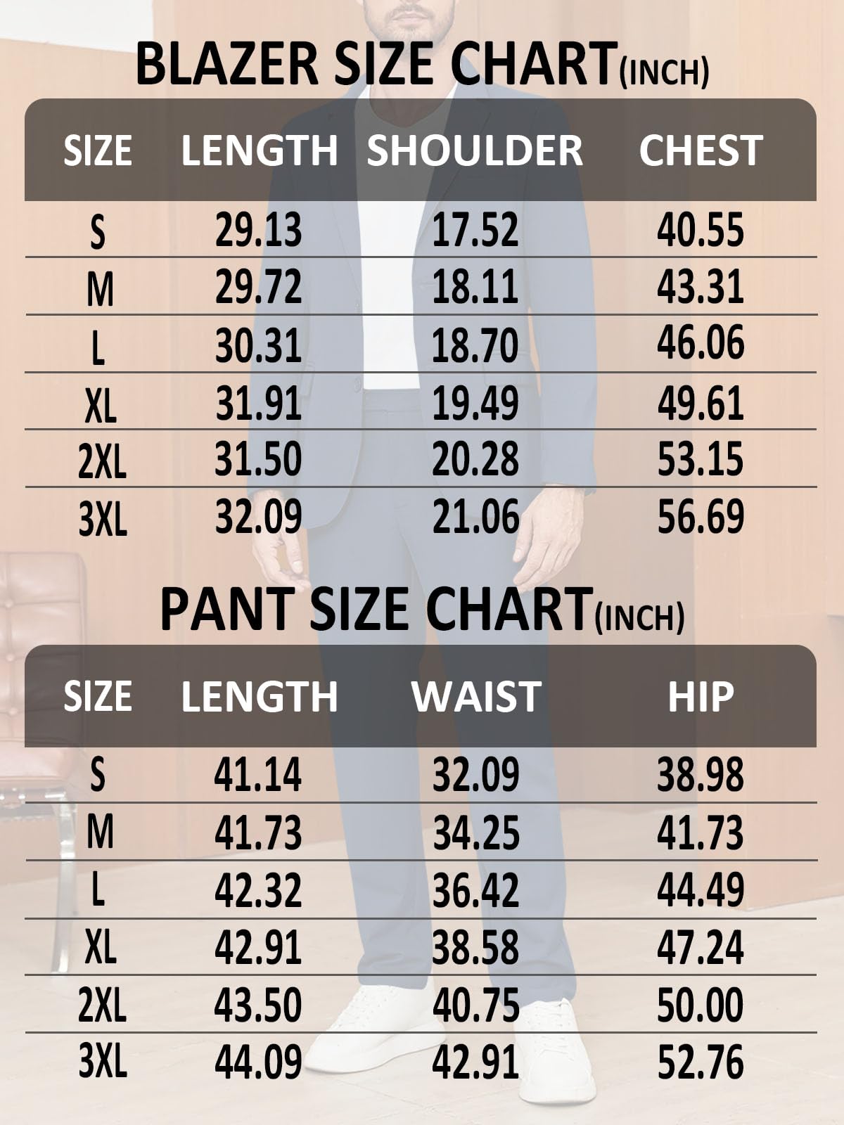 Ryannology Mens 2 Piece Suits Notch Lapel Dress Suits 2 Button Slim Fit Tuxedo Jacket Blazer Pants for Business Wedding Prom Grey