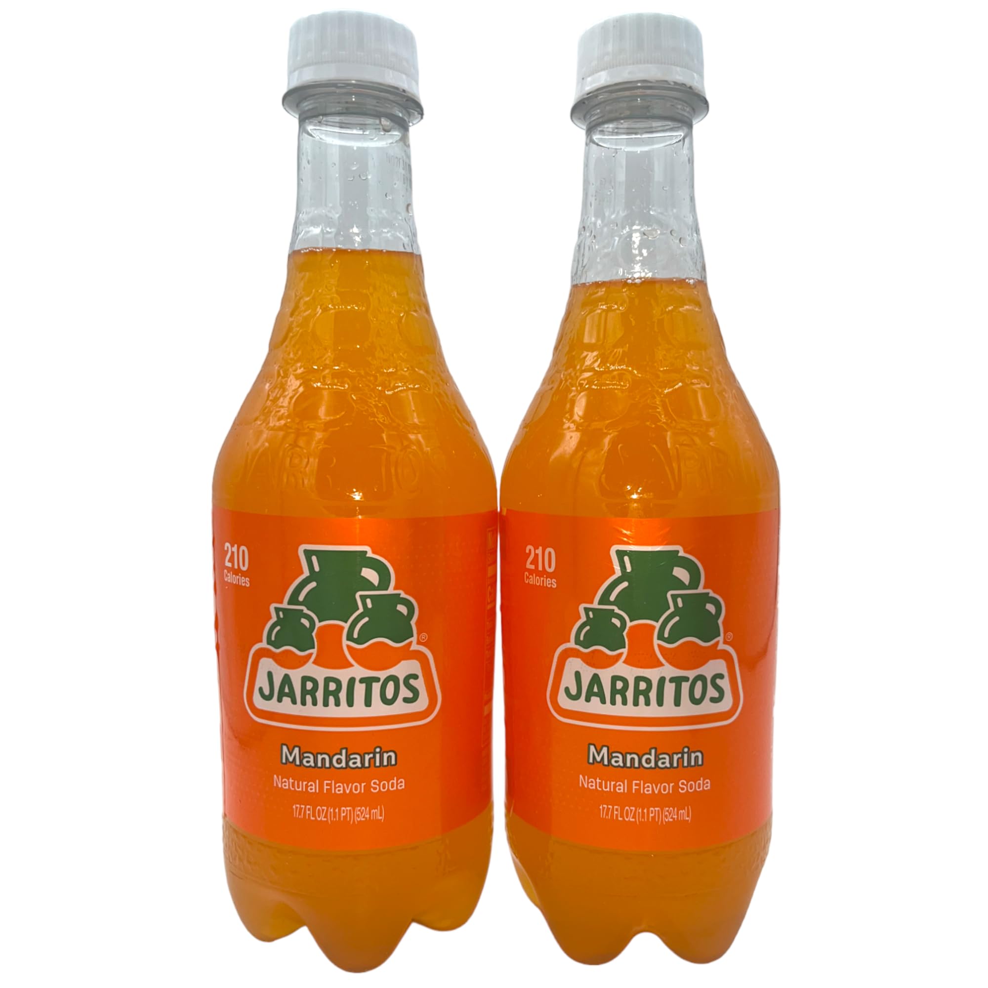 DESPENSA COLOMBIANA Mandarin Soda Bundle of 2 Bottles- Includes 2 Bottles of Mandarin Jarritos - Jarritos Case - Jarritos Pack - Mexican Drinks Jarritos (Mandarin, 35.4 Ounce)