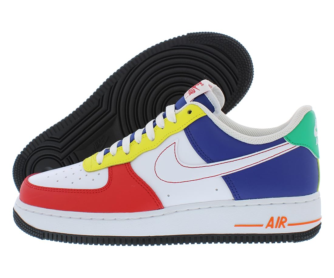 Nike Air Force 1 '07 LV8 University Red/White Rubix Cube Mens Size 8.5
