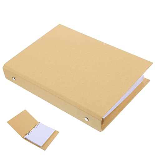 JEWEDECO 1 Set notebook blank unlined journals make your own book monthly organizer book stationery notepad schedule notepads small sketchbook Magazine child portable paper white