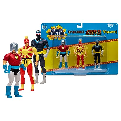 McFarlane Toys - DC Super Powers Peacemaker Judo Master & Vigilante 3pk 4.5in Action Figure