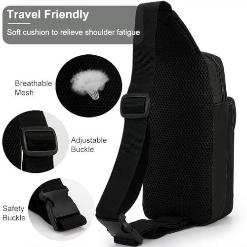 imeux Cute Travel Bag for Nintendo Switch, Lite, OLED, Steam Deck - Small Sling Portable Backpack Carrying Crossbody Shoulder Gaming Storage Case for NS Console Dock Joy-Cons Accessories