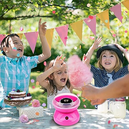 INGKE Candy Floss Maker, Cotton Candy Machine for Kids Cotton Candy Machine Electric DIY Cotton Candy Floss Sugar Machine for Children's & Kids Birthday Party
