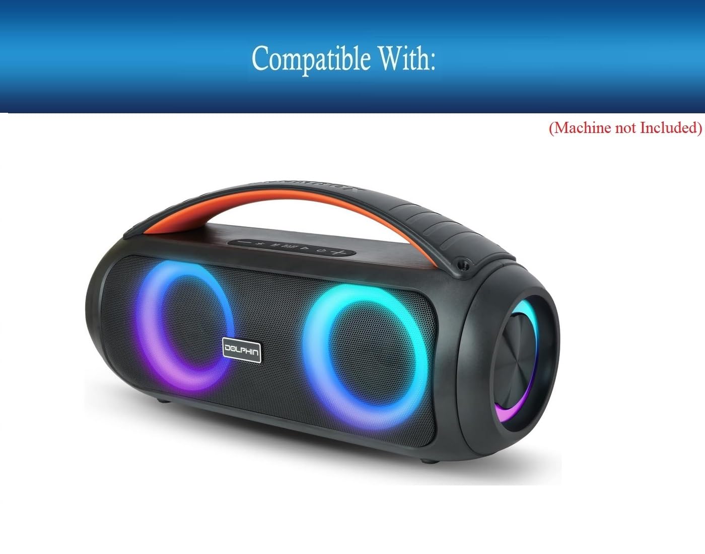 UpBright USB-C 5V Charging Cable Compatible with Dolphin Audio S20 S-20 LX-220 LX220 3.7V Li-ion Battery Waterproof Splashproof Bluetooth Loud Compact Portable Party Speaker Power Supply Charger Cord