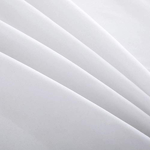 Luxury Egyptian Cotton 500 Thread Count 4 Pieces Bed Sheet Set - Premium Sateen Weave - Silky Smooth - Fits Upto 10-12 Inches Deep Pocket - Hotel Collection - Full Size (White)