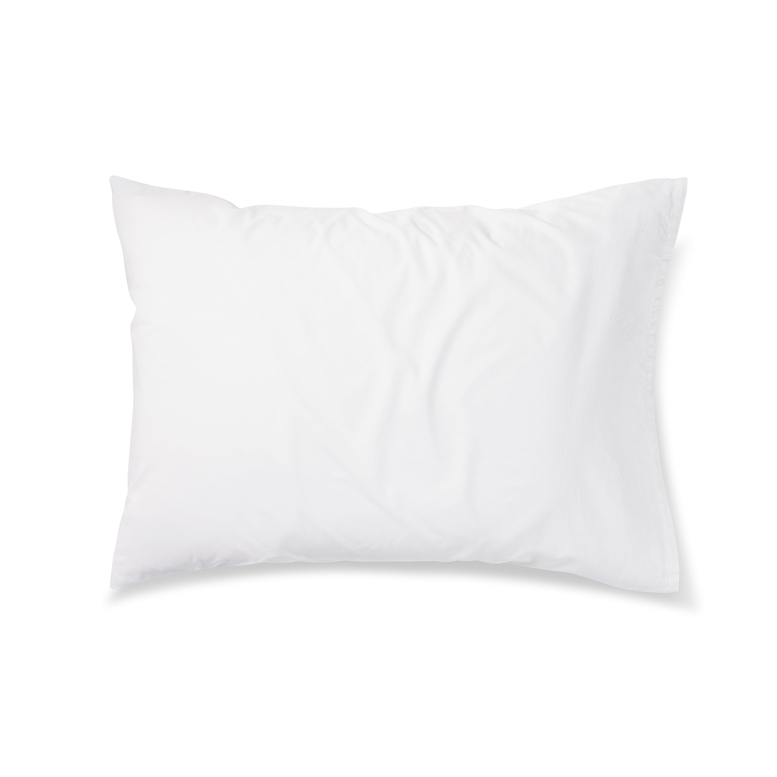 Brooklinen Organic Cotton Core 4 Piece Sheet Set - 100% GOTS-Certified Organic Cotton, Full Size in White - 1 Fitted Sheet, 1 Flat Sheet, 2 Pillowcases | Best Organic Cotton Sheets