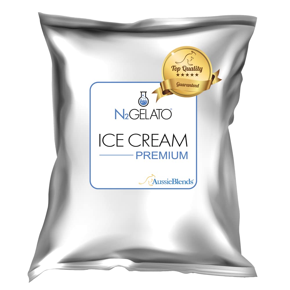 AussieBlends Premium Dairy Ice Cream Mix Powder for Soft Serve, Gelato, Rolled Ice Cream, Liquid Nitrogen, and Frozen Desserts | 1-Pack, 3.3 lb, Imported