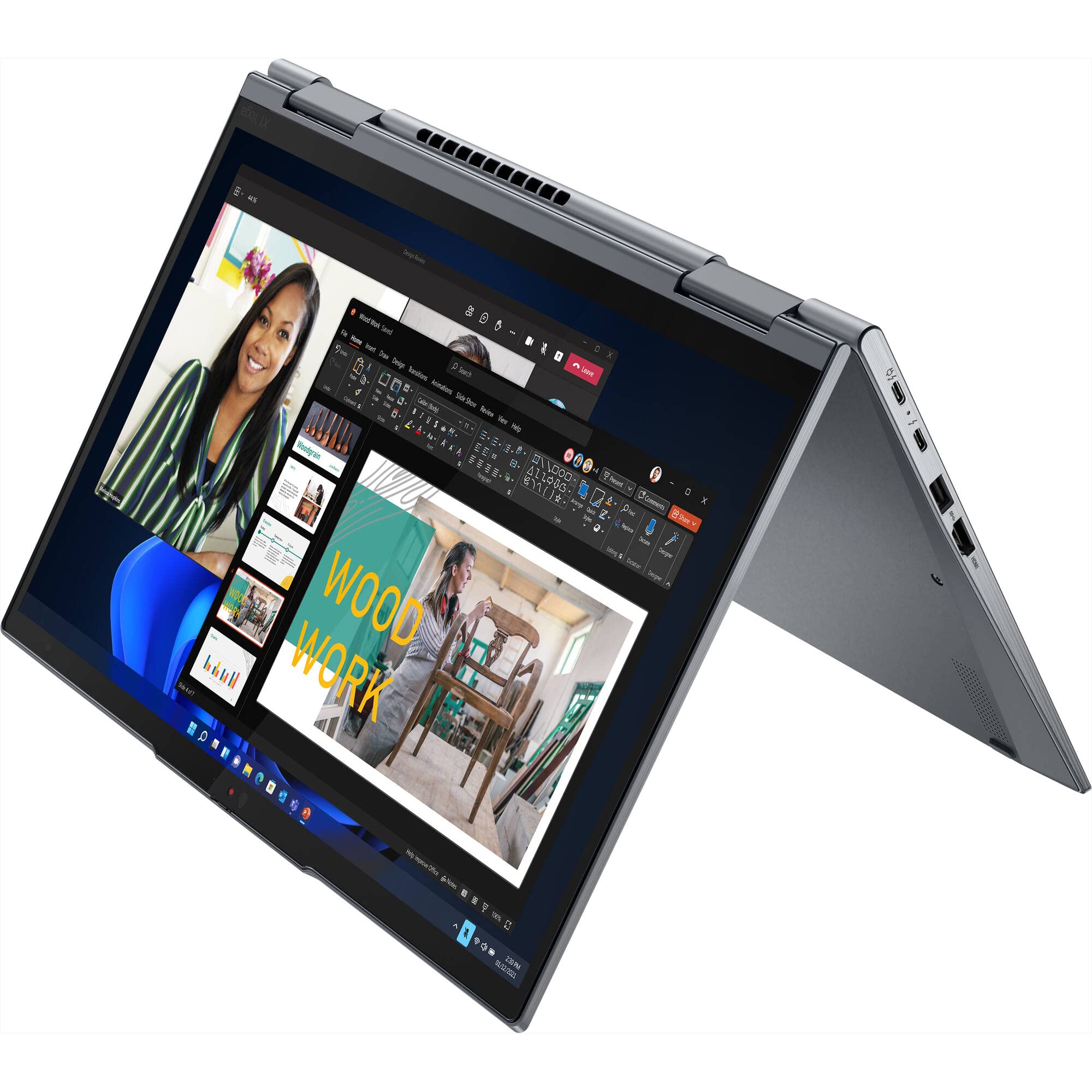 Lenovo ThinkPad X1 Yoga Gen 6 14" FHD+ IPS, Touchscreen, 500 Nits, 2-in-1 Laptop (Intel i7-1165G7, 16GB RAM, 512GB SSD, Backlit KYB, Fingerprint, 2 Thunderbolt 4, Active Pen, Win11P) w/DKZ Hub