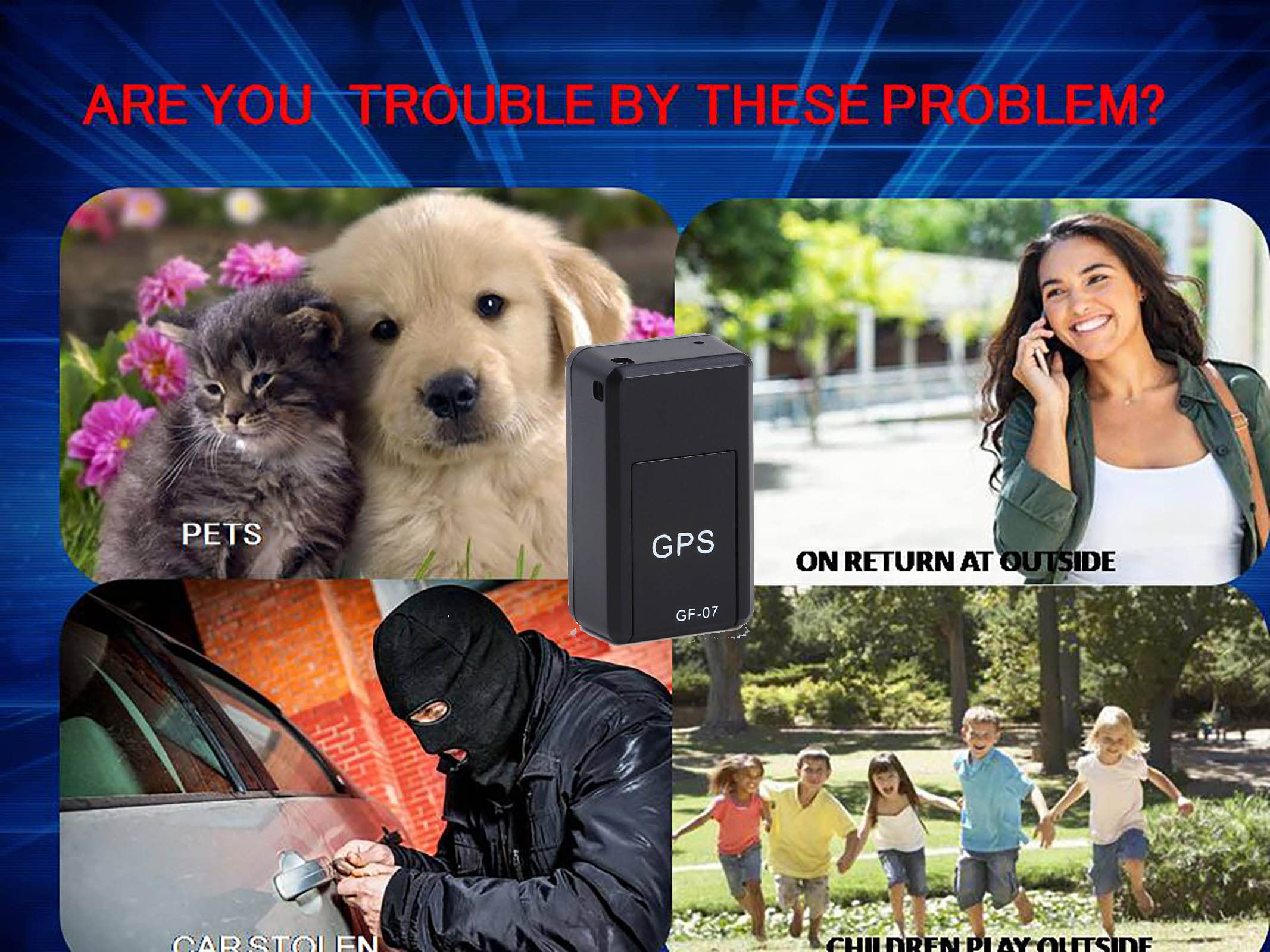 GPS Tracker for Vehicles,GPS Tracking Device,Full Global Coverage Mini Magnetic Car GPS Tracker Portable Real Time Locator for Cars/Trucks/Dogs/Person. No Subscription Required/No Monthly Fee