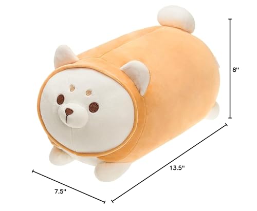 RoseAuroma 13.5" Shiba Inu Dog Plush Corgi Plush Doll Stuffed Animal Toy Kawaii Dog Soft Pillow