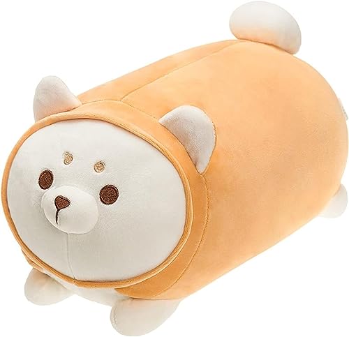 RoseAuroma 13.5" Shiba Inu Dog Plush Corgi Plush Doll Stuffed Animal Toy Kawaii Dog Soft Pillow