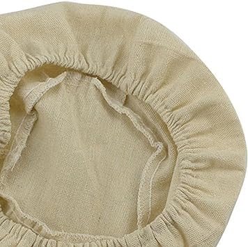 9 Inch Proofing Bread Basket Cloth, Reusable Breathable Liner Cotton Flax Banneton Proofing Bread, Round Cloth Baking supplies (9 inch) Bread Proofing Baskets
