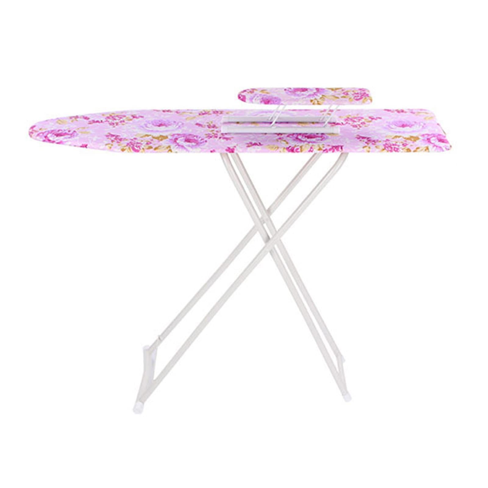 PERZOE Extra-Wide Folding Ironing Board, Height Adjustable Non-Slip Wear Resistant Clothes Ironing Board with Heavy Sturdy Folding Legs