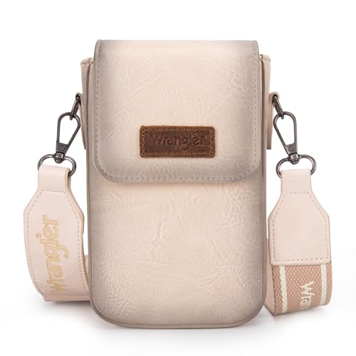 Wrangler Mini Crossbody Bags for Women Cell Phone Purse Crossbody Western Cellphone Wallet Bag with Credit Card Slots WG118-204TN