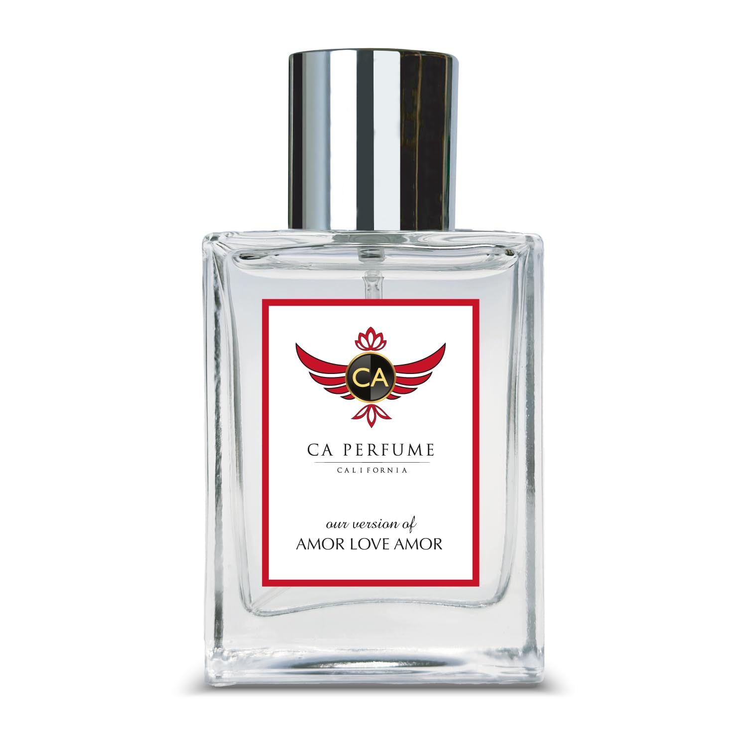 CA Perfume Impression of Amor Love Amor For Women Replica Fragrance Dupes Eau de Parfum Spray Bottle 1.7 Fl Oz/50ml-X1