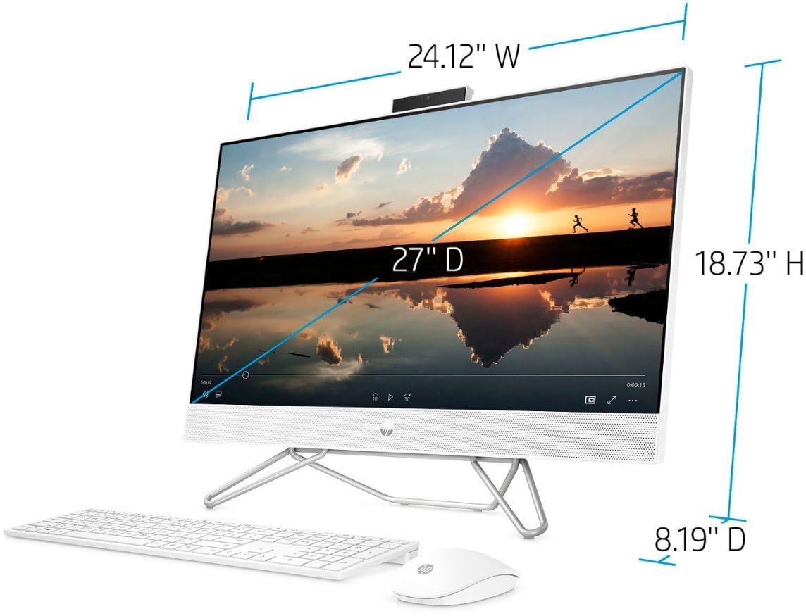 HP 28" FHD Touchscreen Desktop [Windows 11 Pro] AMD Ryzen 9(up to 4.3 GHz), 64GB RAM, 1TB PCIe SSD