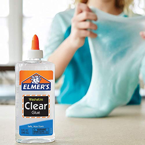 Liquid School Glue, Clear, Washable, Pack of 3-1