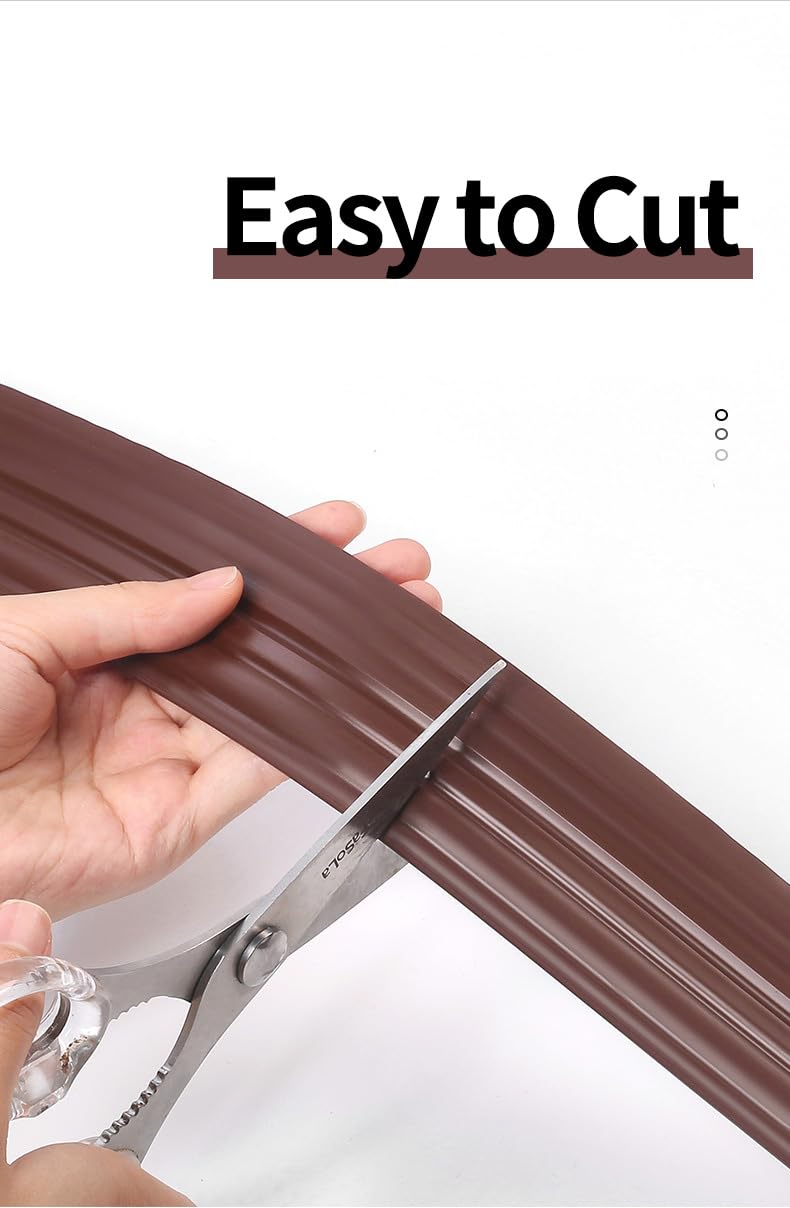 Eweniar Draft Stopper Rubber Seal Strip for Bottom of Door Gap Filler Dust Proof
